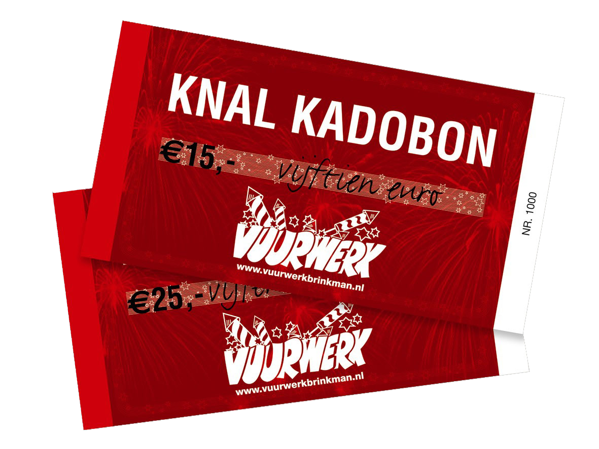 Knal Kadobon - Vuurwerk Brinkman